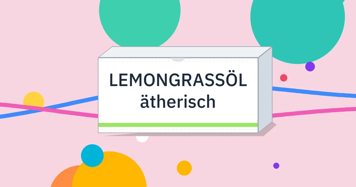 Symbolbild: Packung mit der Aufschrift LEMONGRASSÖL ätherisch (PZN 18005038) – Verfügbarkeit und Bezug in Apotheken in Frankfurt am Main