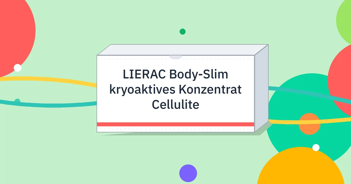 Symbolbild: Packung mit der Aufschrift LIERAC Body-Slim kryoaktives Konzentrat Cellulite (PZN 17231436) – Verfügbarkeit und Bezug in Apotheken in Frankfurt am Main