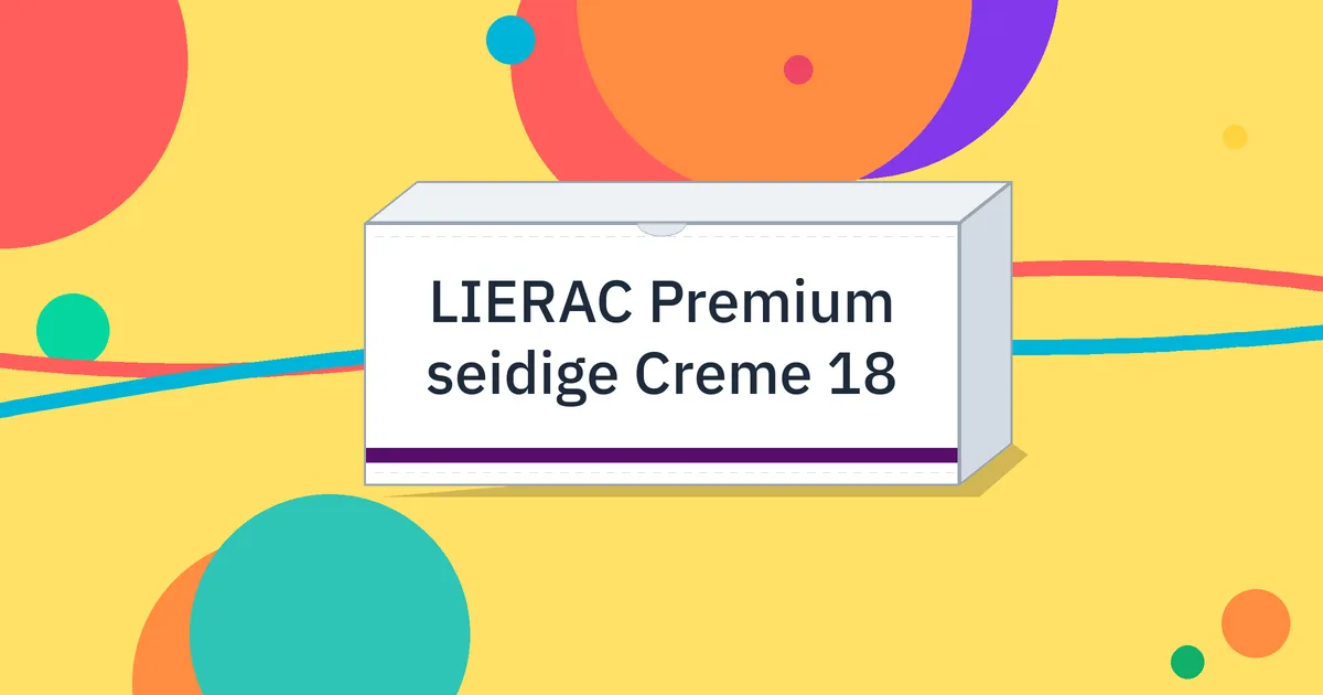 Symbolbild: Packung mit der Aufschrift LIERAC Premium seidige Creme 18 (PZN 14351654) – Verfügbarkeit und Bezug in Apotheken in Frankfurt am Main