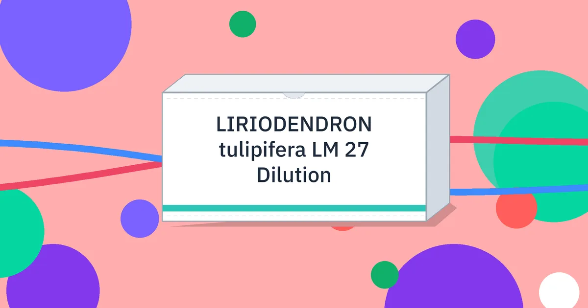 Symbolbild: Packung mit der Aufschrift LIRIODENDRON tulipifera LM 27 Dilution (PZN 13531236) – Verfügbarkeit und Bezug in Apotheken in Frankfurt am Main