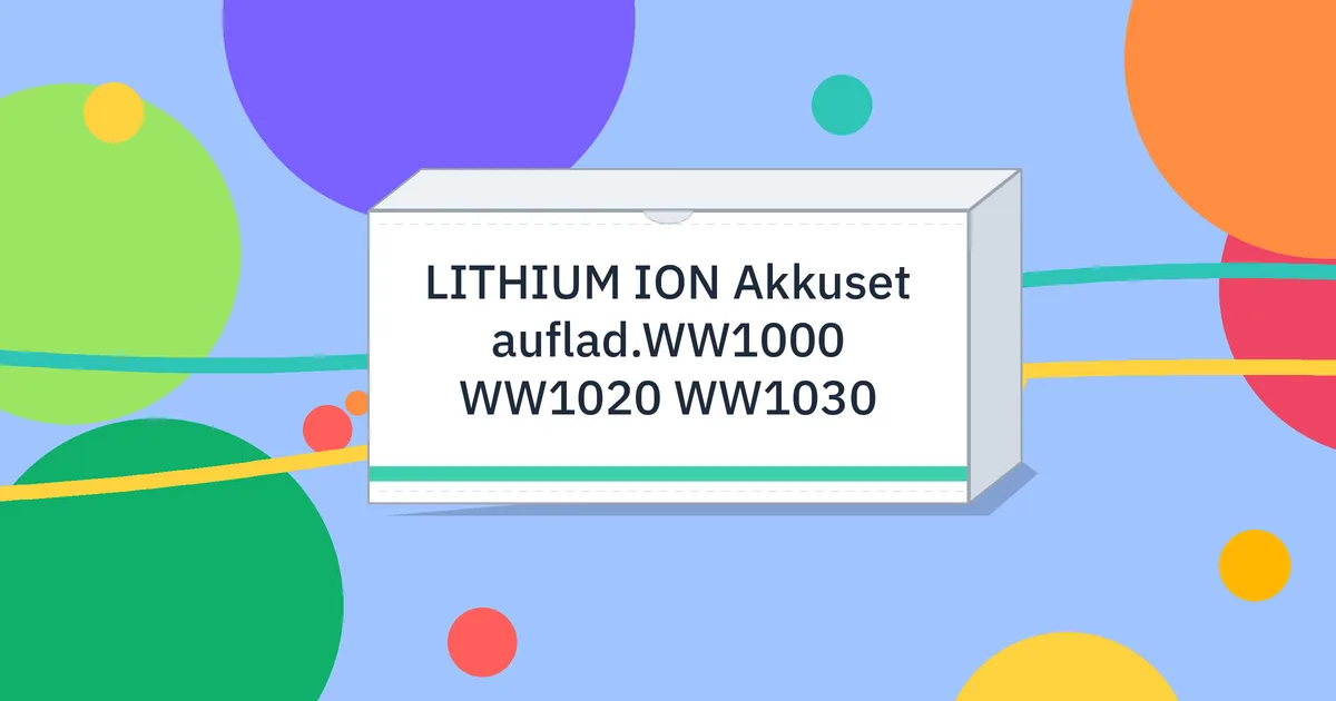 Symbolbild: Packung mit der Aufschrift LITHIUM ION Akkuset auflad.WW1000 WW1020 WW1030 (PZN 06578906) – Verfügbarkeit und Bezug in Apotheken in Frankfurt am Main