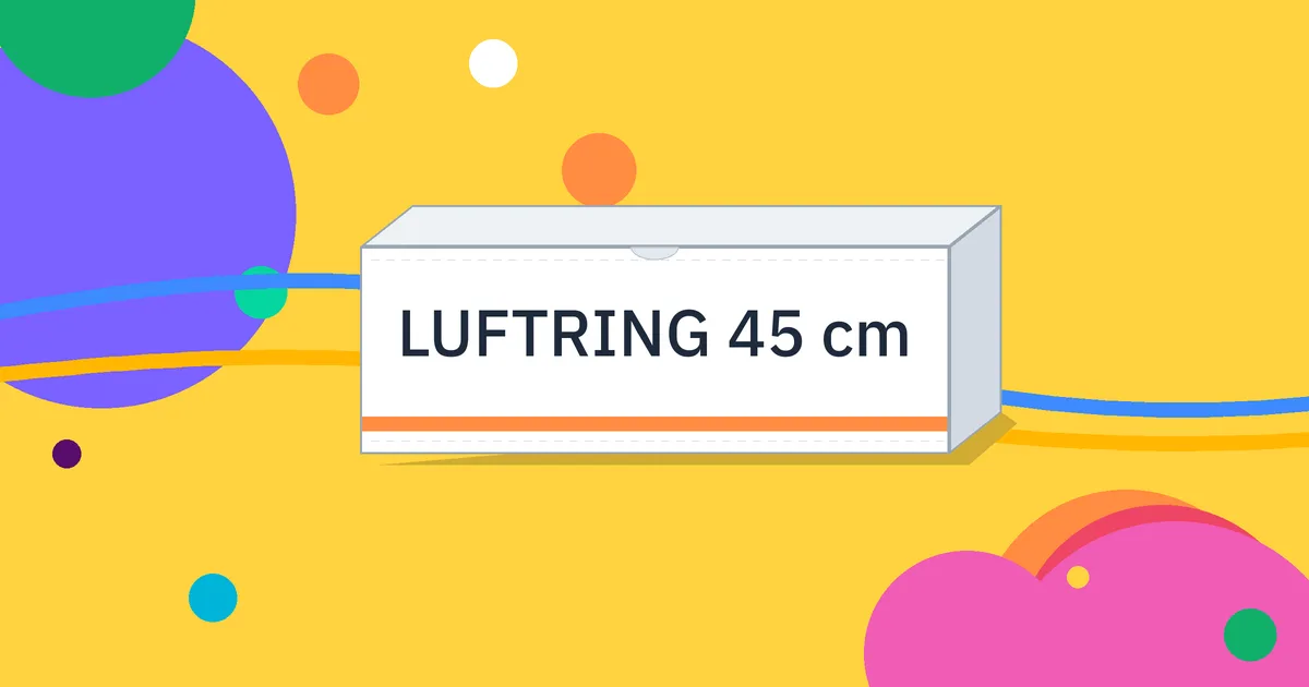 Symbolbild: Packung mit der Aufschrift LUFTRING 45 cm (PZN 02691847) – Verfügbarkeit und Bezug in Apotheken in Frankfurt am Main