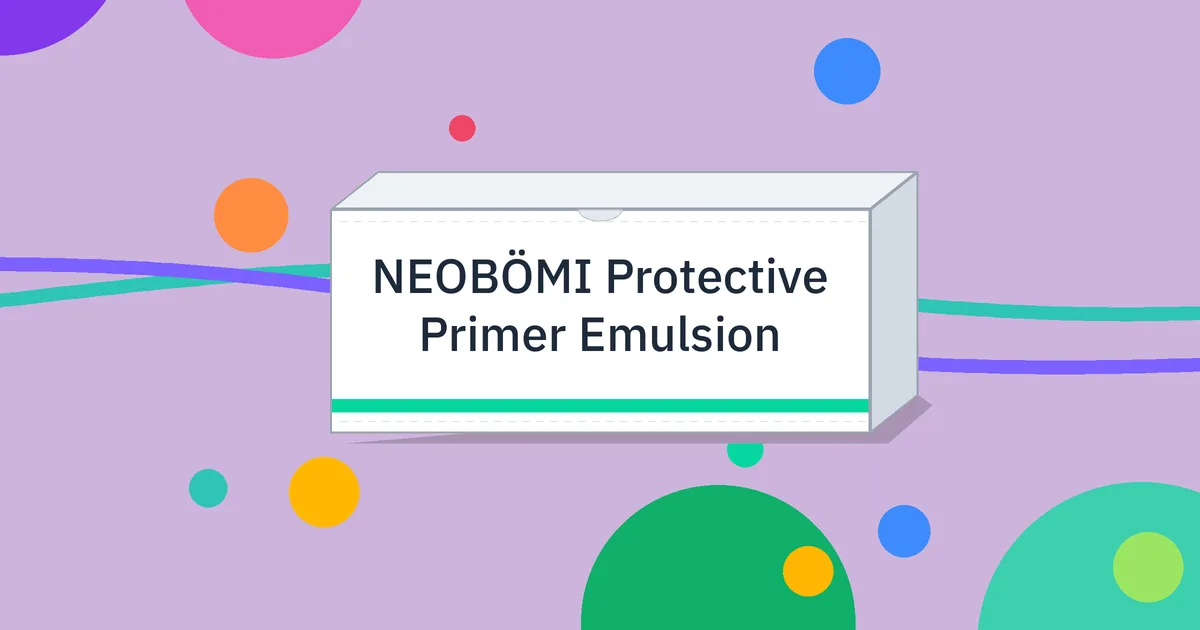 Symbolbild: Packung mit der Aufschrift NEOBÖMI Protective Primer Emulsion (PZN 15732878) – Verfügbarkeit und Bezug in Apotheken in Frankfurt am Main