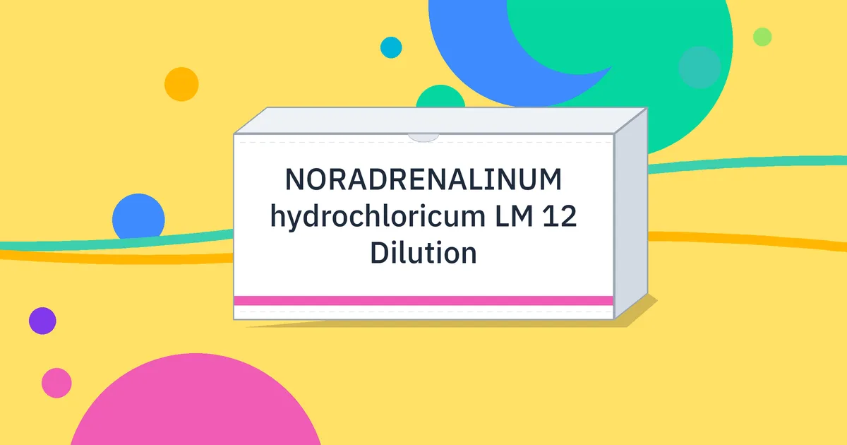 Symbolbild: Packung mit der Aufschrift NORADRENALINUM hydrochloricum LM 12 Dilution (PZN 13620046) – Verfügbarkeit und Bezug in Apotheken in Frankfurt am Main