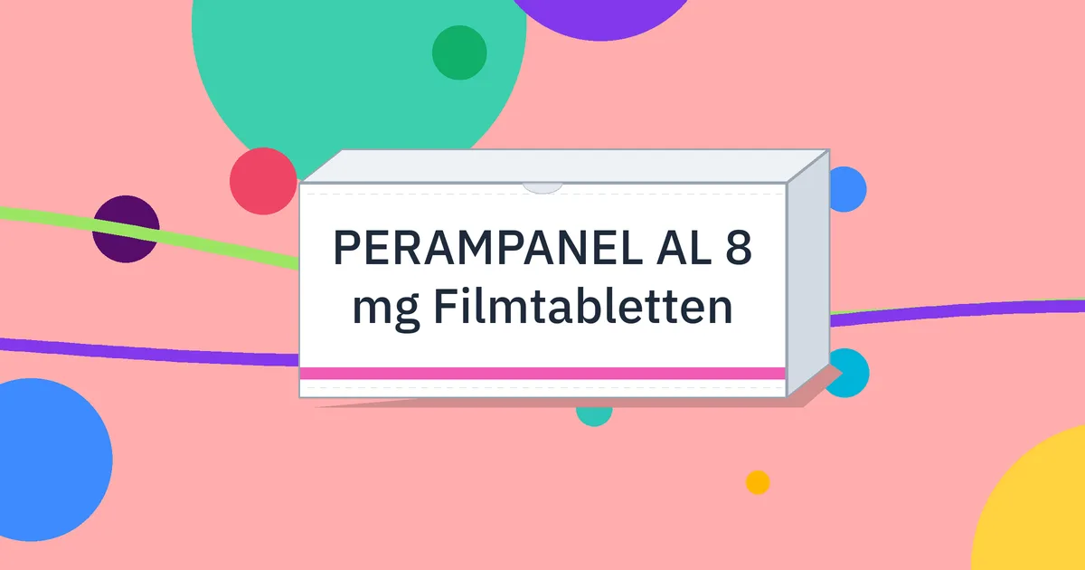 Symbolbild: Packung mit der Aufschrift PERAMPANEL AL 8 mg Filmtabletten (PZN 20139616) – Verfügbarkeit und Bezug in Apotheken in Frankfurt am Main