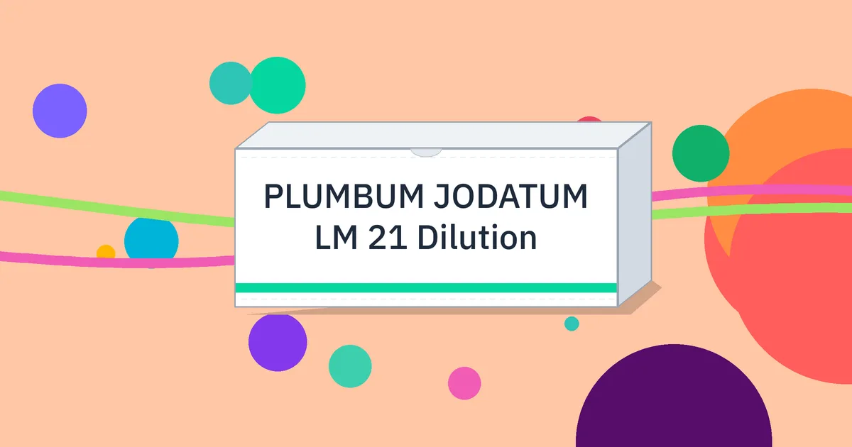 Symbolbild: Packung mit der Aufschrift PLUMBUM JODATUM LM 21 Dilution (PZN 13040797) – Verfügbarkeit und Bezug in Apotheken in Frankfurt am Main