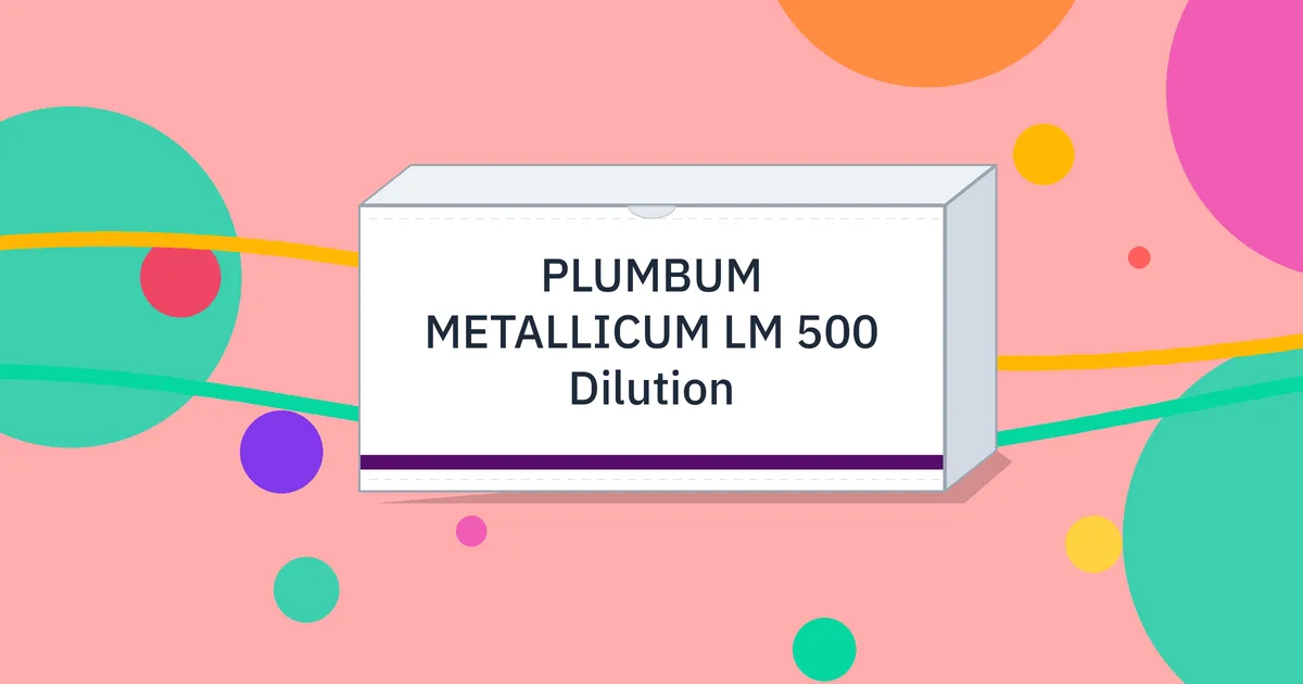 Symbolbild: Packung mit der Aufschrift PLUMBUM METALLICUM LM 500 Dilution (PZN 13694300) – Verfügbarkeit und Bezug in Apotheken in Frankfurt am Main