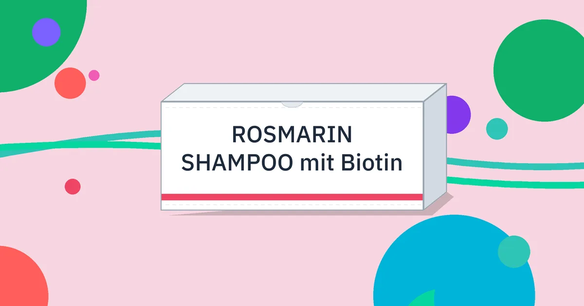 Symbolbild: Packung mit der Aufschrift ROSMARIN SHAMPOO mit Biotin (PZN 19777004) – Verfügbarkeit und Bezug in Apotheken in Frankfurt am Main