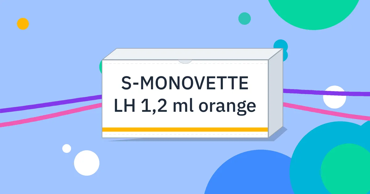 Symbolbild: Packung mit der Aufschrift S-MONOVETTE LH 1,2 ml orange (PZN 10260009) – Verfügbarkeit und Bezug in Apotheken in Frankfurt am Main