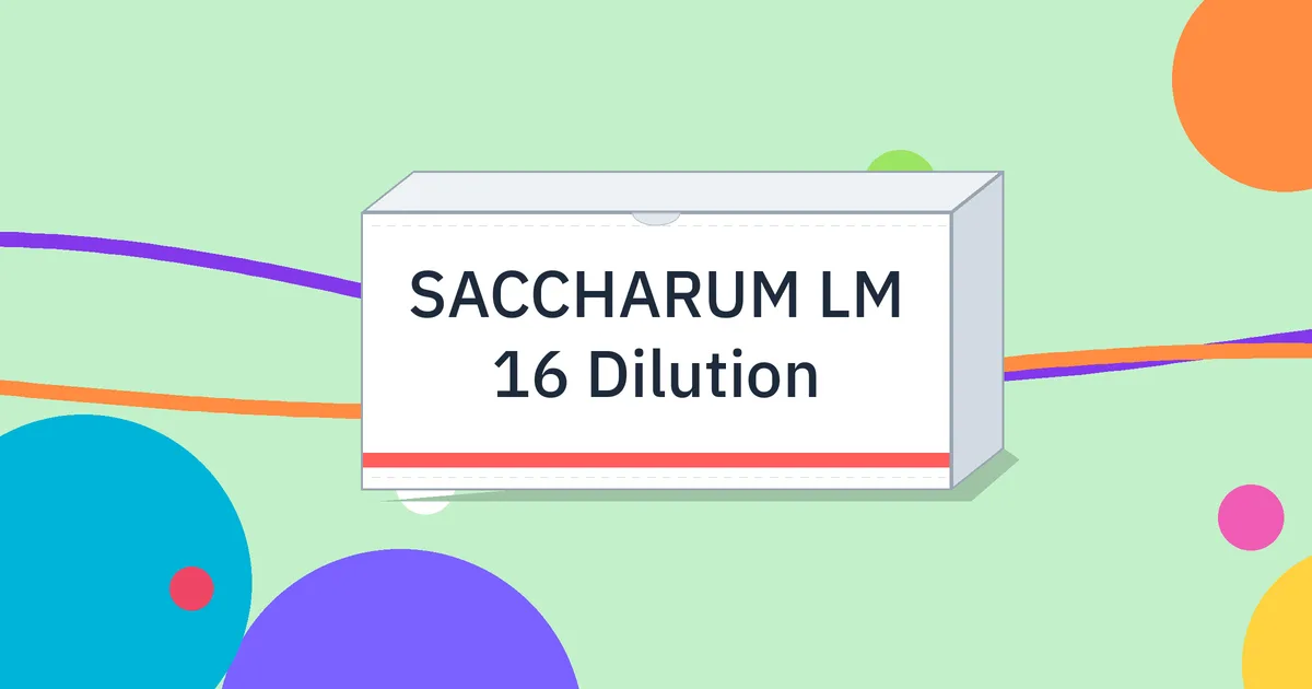 Symbolbild: Packung mit der Aufschrift SACCHARUM LM 16 Dilution (PZN 13176309) – Verfügbarkeit und Bezug in Apotheken in Frankfurt am Main