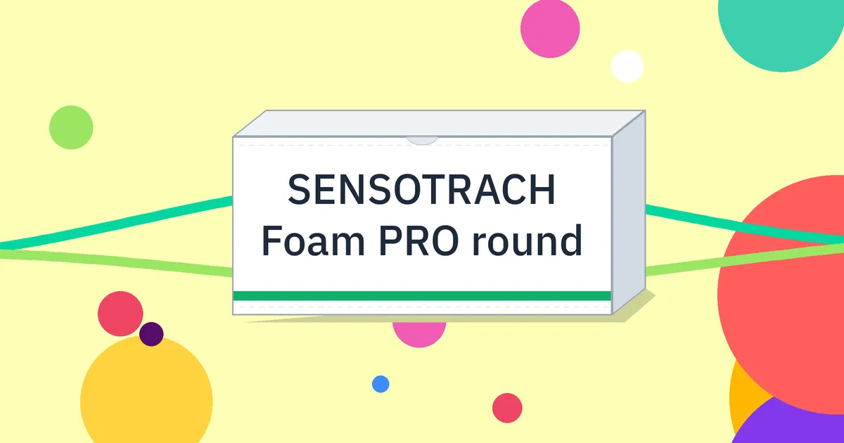 Symbolbild: Packung mit der Aufschrift SENSOTRACH Foam PRO round (PZN 11659446) – Verfügbarkeit und Bezug in Apotheken in Frankfurt am Main