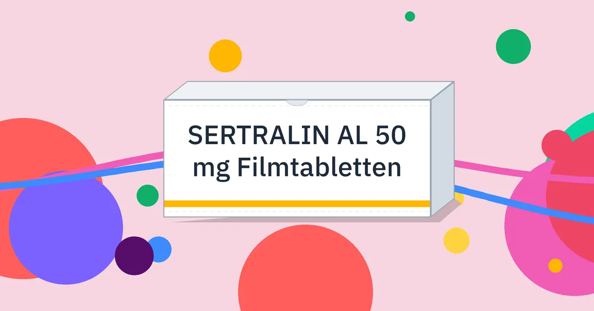 Symbolbild: Packung mit der Aufschrift SERTRALIN AL 50 mg Filmtabletten (PZN 00993751) – Verfügbarkeit und Bezug in Apotheken in Frankfurt am Main