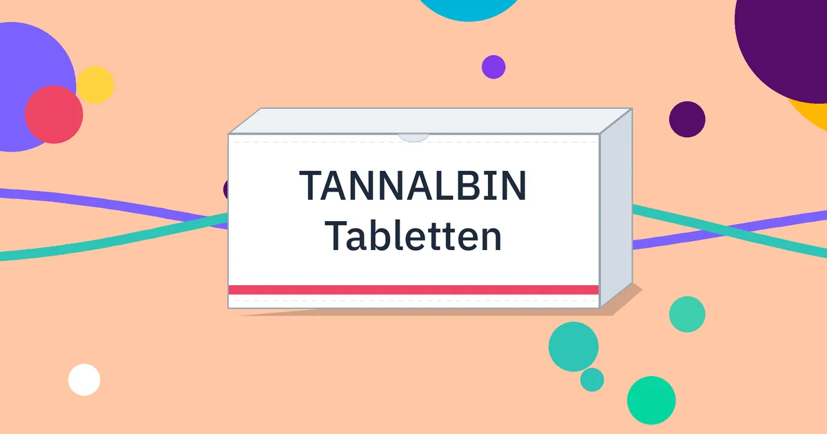 Symbolbild: Packung mit der Aufschrift TANNALBIN Tabletten (PZN 01003940) – Verfügbarkeit und Bezug in Apotheken in Frankfurt am Main