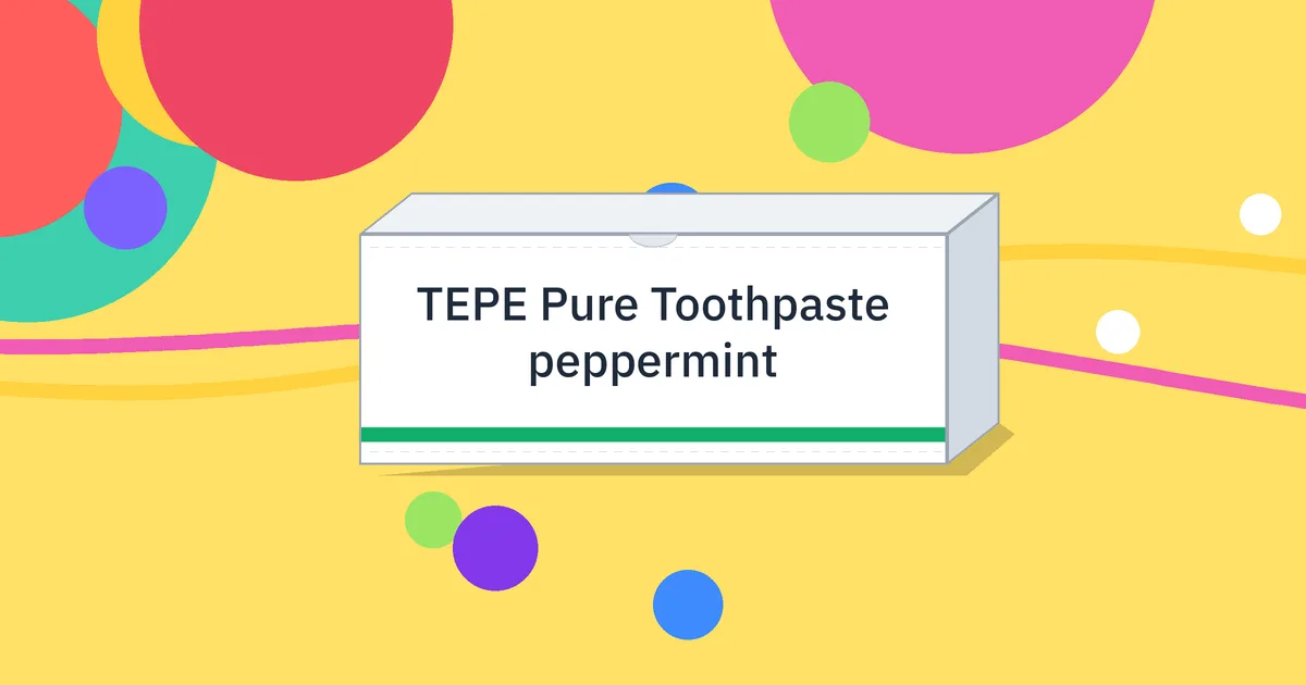 Symbolbild: Packung mit der Aufschrift TEPE Pure Toothpaste peppermint (PZN 18250200) – Verfügbarkeit und Bezug in Apotheken in Frankfurt am Main