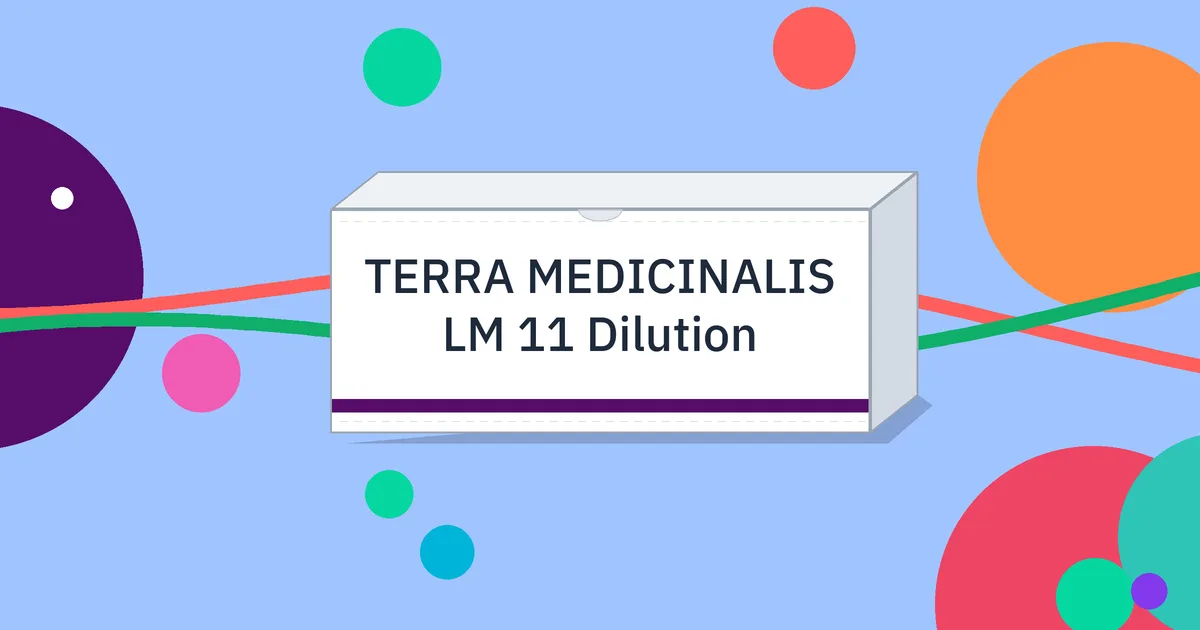 Symbolbild: Packung mit der Aufschrift TERRA MEDICINALIS LM 11 Dilution (PZN 13217089) – Verfügbarkeit und Bezug in Apotheken in Frankfurt am Main