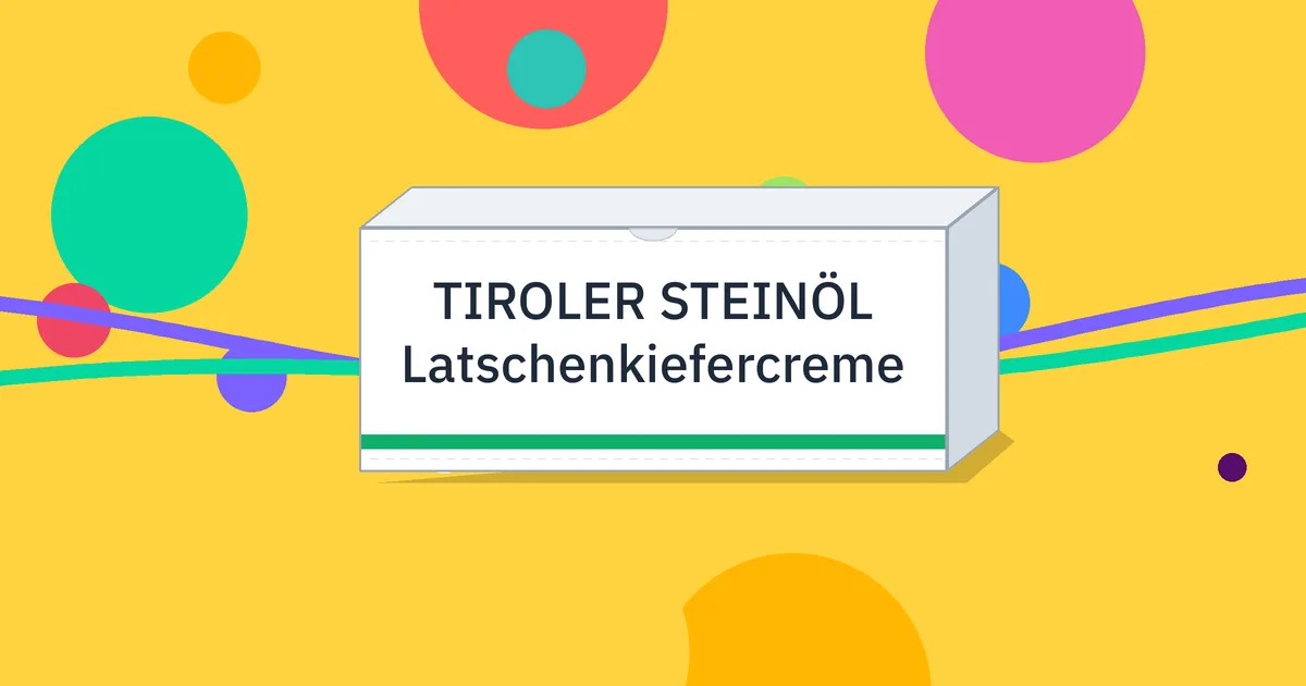 Symbolbild: Packung mit der Aufschrift TIROLER STEINÖL Latschenkiefercreme (PZN 20598614) – Verfügbarkeit und Bezug in Apotheken in Frankfurt am Main