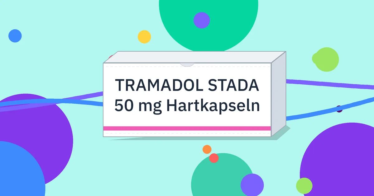 Symbolbild: Packung mit der Aufschrift TRAMADOL STADA 50 mg Hartkapseln (PZN 06960994) – Verfügbarkeit und Bezug in Apotheken in Frankfurt am Main