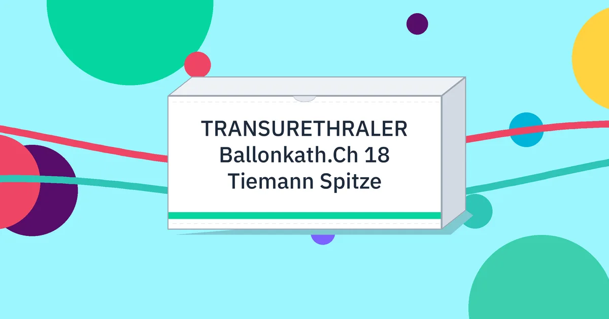 Symbolbild: Packung mit der Aufschrift TRANSURETHRALER Ballonkath.Ch 18 Tiemann Spitze (PZN 09061380) – Verfügbarkeit und Bezug in Apotheken in Frankfurt am Main