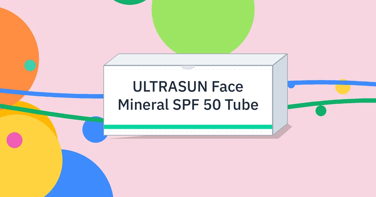 Symbolbild: Packung mit der Aufschrift ULTRASUN Face Mineral SPF 50 Tube (PZN 18656706) – Verfügbarkeit und Bezug in Apotheken in Frankfurt am Main