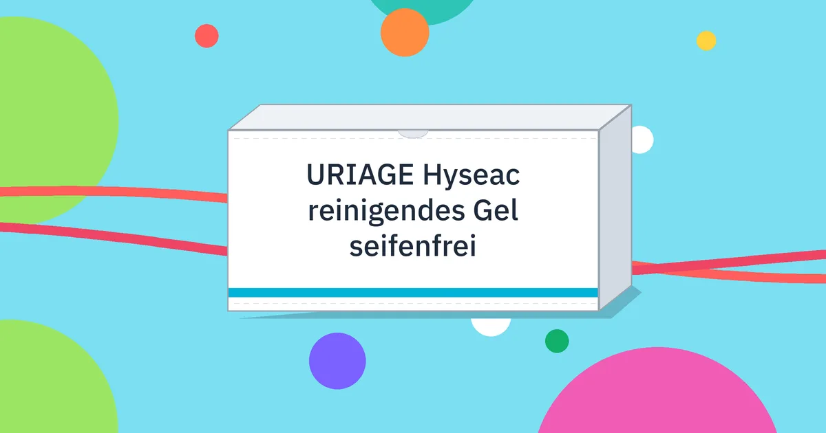 Symbolbild: Packung mit der Aufschrift URIAGE Hyseac reinigendes Gel seifenfrei (PZN 19382116) – Verfügbarkeit und Bezug in Apotheken in Frankfurt am Main