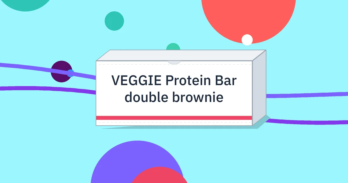 Symbolbild: Packung mit der Aufschrift VEGGIE Protein Bar double brownie (PZN 17853037) – Verfügbarkeit und Bezug in Apotheken in Frankfurt am Main