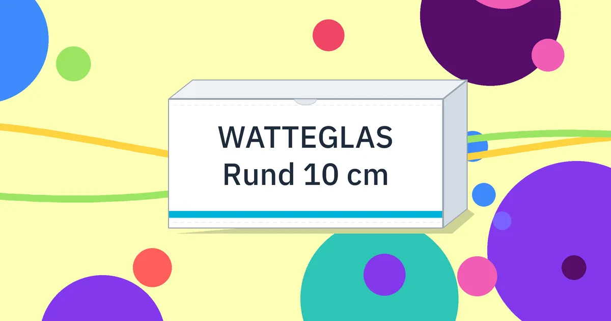 Symbolbild: Packung mit der Aufschrift WATTEGLAS Rund 10 cm (PZN 02009991) – Verfügbarkeit und Bezug in Apotheken in Frankfurt am Main