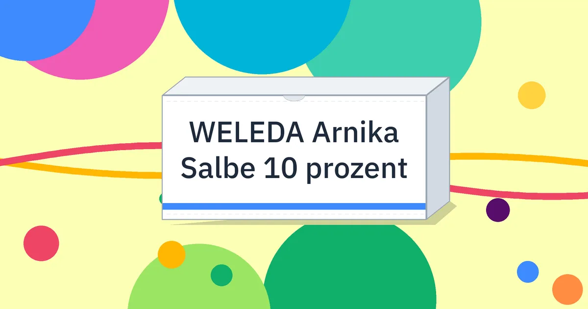 Symbolbild: Packung mit der Aufschrift WELEDA Arnika Salbe 10 prozent (PZN 06888050) – Verfügbarkeit und Bezug in Apotheken in Frankfurt am Main