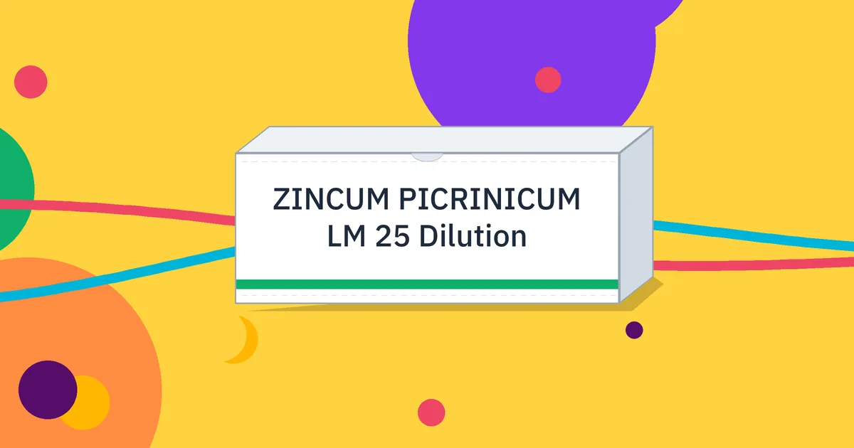 Symbolbild: Packung mit der Aufschrift ZINCUM PICRINICUM LM 25 Dilution (PZN 13298567) – Verfügbarkeit und Bezug in Apotheken in Frankfurt am Main