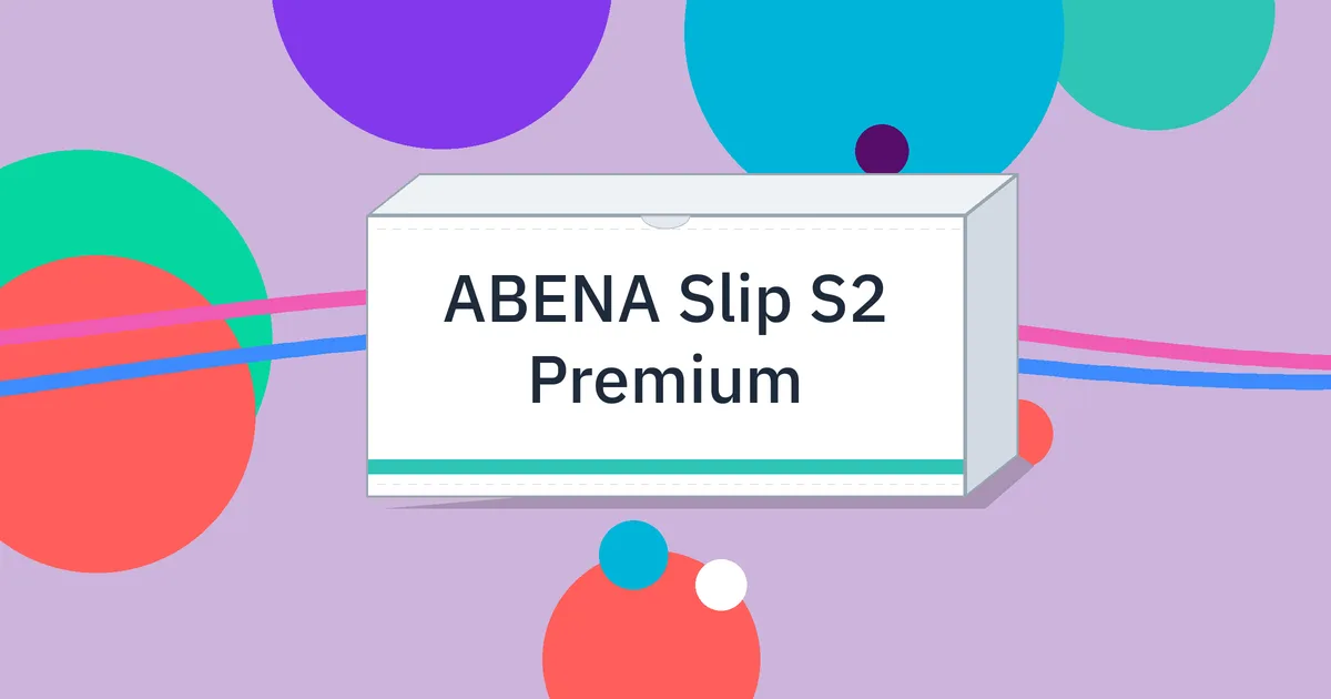 Symbolbild: Packung mit der Aufschrift ABENA Slip S2 Premium (PZN 10220205) – Verfügbarkeit und Bezug in Apotheken in Frankfurt am Main
