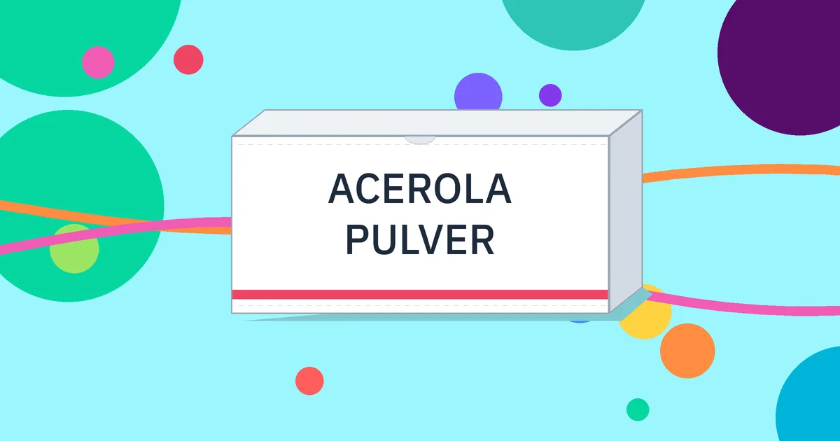 Symbolbild: Packung mit der Aufschrift ACEROLA PULVER (PZN 01440994) – Verfügbarkeit und Bezug in Apotheken in Frankfurt am Main