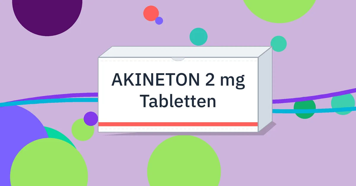 Symbolbild: Packung mit der Aufschrift AKINETON 2 mg Tabletten (PZN 10931188) – Verfügbarkeit und Bezug in Apotheken in Frankfurt am Main