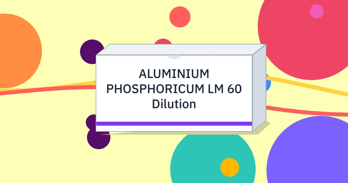 Symbolbild: Packung mit der Aufschrift ALUMINIUM PHOSPHORICUM LM 60 Dilution (PZN 13317402) – Verfügbarkeit und Bezug in Apotheken in Frankfurt am Main