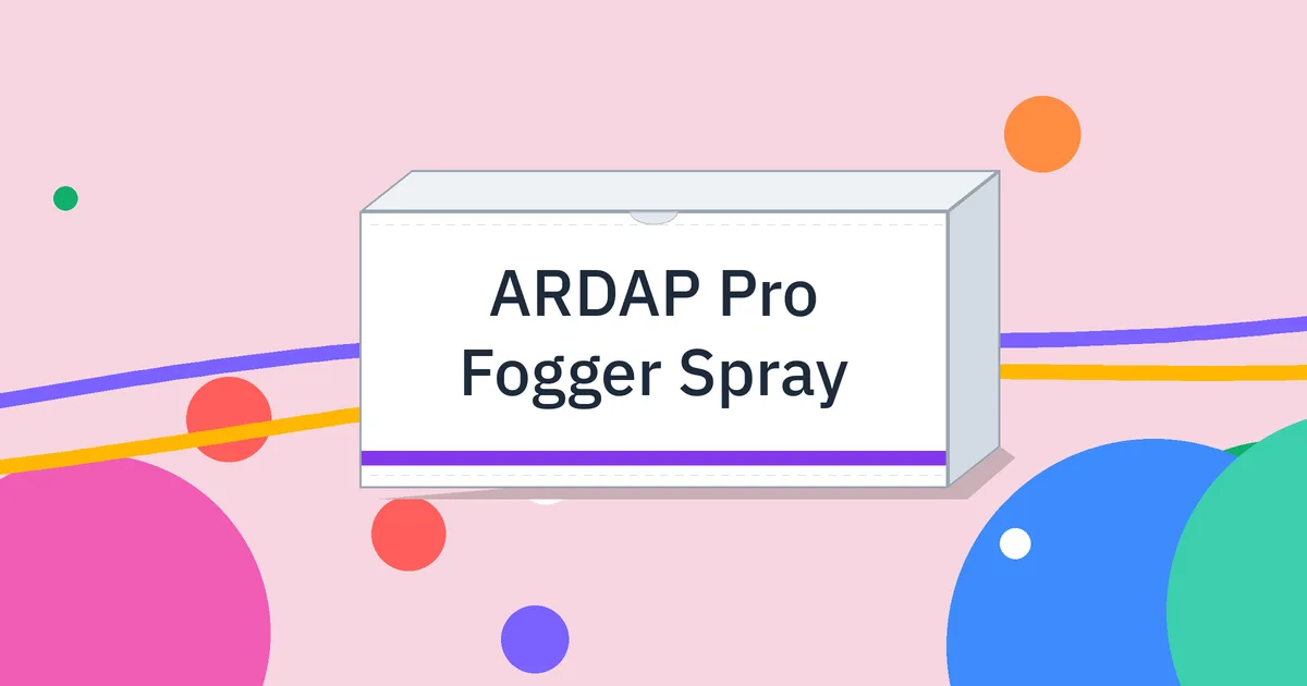 Symbolbild: Packung mit der Aufschrift ARDAP Pro Fogger Spray (PZN 19411496) – Verfügbarkeit und Bezug in Apotheken in Frankfurt am Main