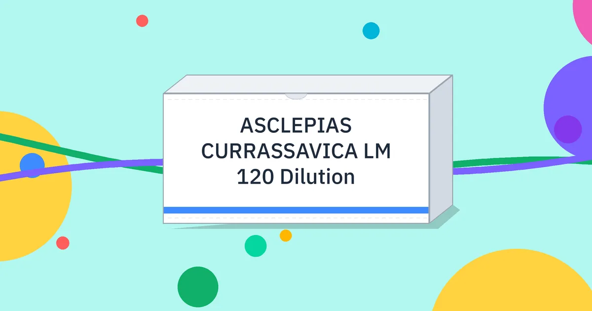 Symbolbild: Packung mit der Aufschrift ASCLEPIAS CURRASSAVICA LM 120 Dilution (PZN 13400741) – Verfügbarkeit und Bezug in Apotheken in Frankfurt am Main