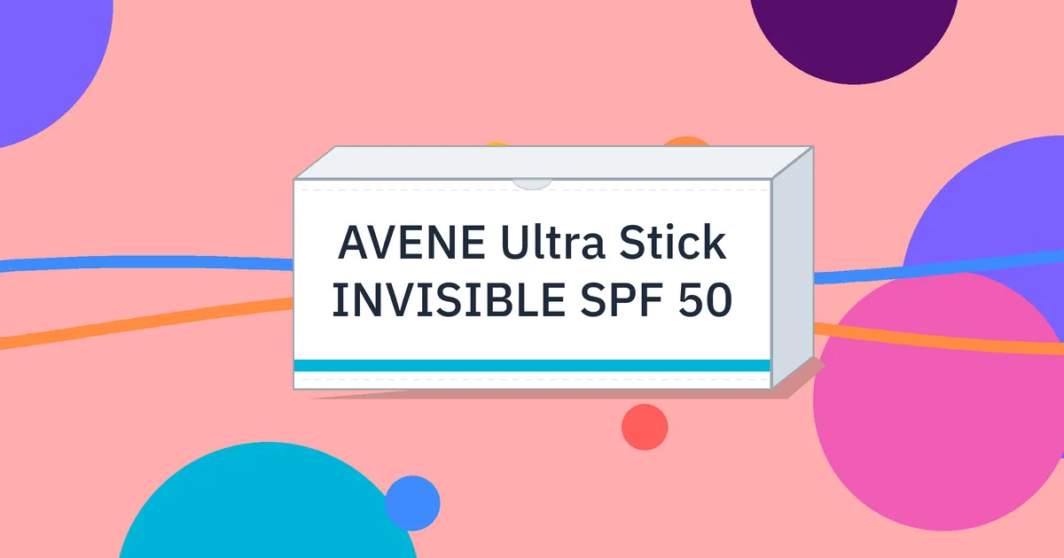 Symbolbild: Packung mit der Aufschrift AVENE Ultra Stick INVISIBLE SPF 50 (PZN 19874931) – Verfügbarkeit und Bezug in Apotheken in Frankfurt am Main