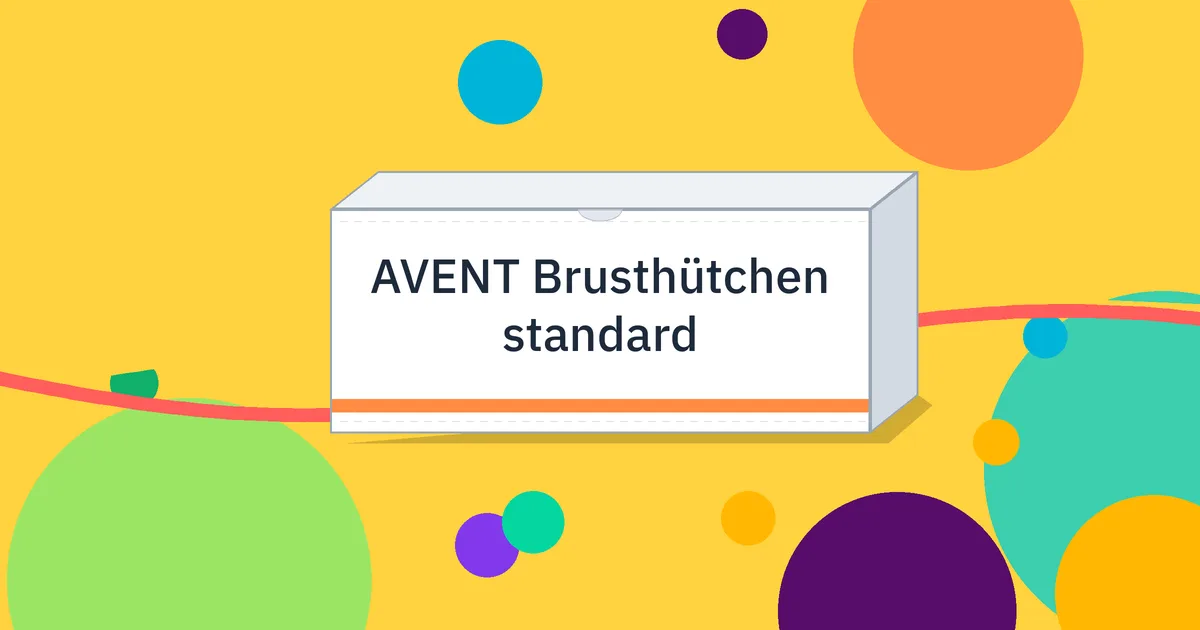 Symbolbild: Packung mit der Aufschrift AVENT Brusthütchen standard (PZN 03739987) – Verfügbarkeit und Bezug in Apotheken in Frankfurt am Main
