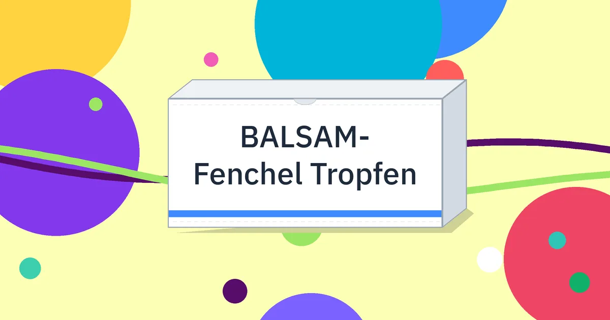 Symbolbild: Packung mit der Aufschrift BALSAM-Fenchel Tropfen (PZN 16324940) – Verfügbarkeit und Bezug in Apotheken in Frankfurt am Main