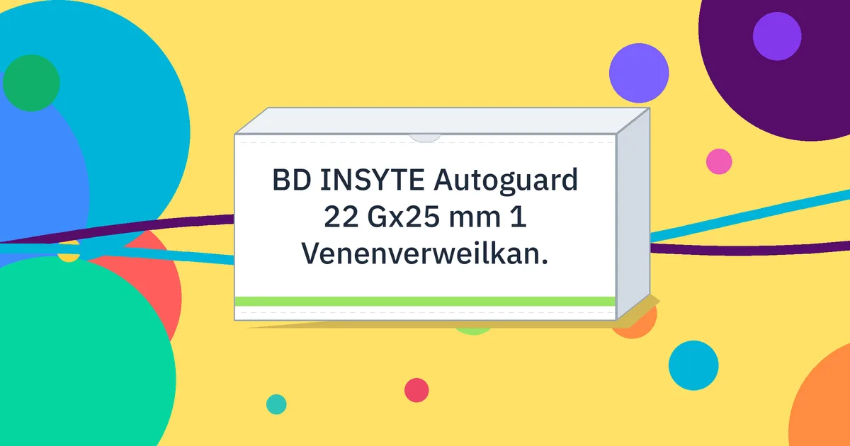 Symbolbild: Packung mit der Aufschrift BD INSYTE Autoguard 22 Gx25 mm 1 Venenverweilkan. (PZN 07546699) – Verfügbarkeit und Bezug in Apotheken in Frankfurt am Main