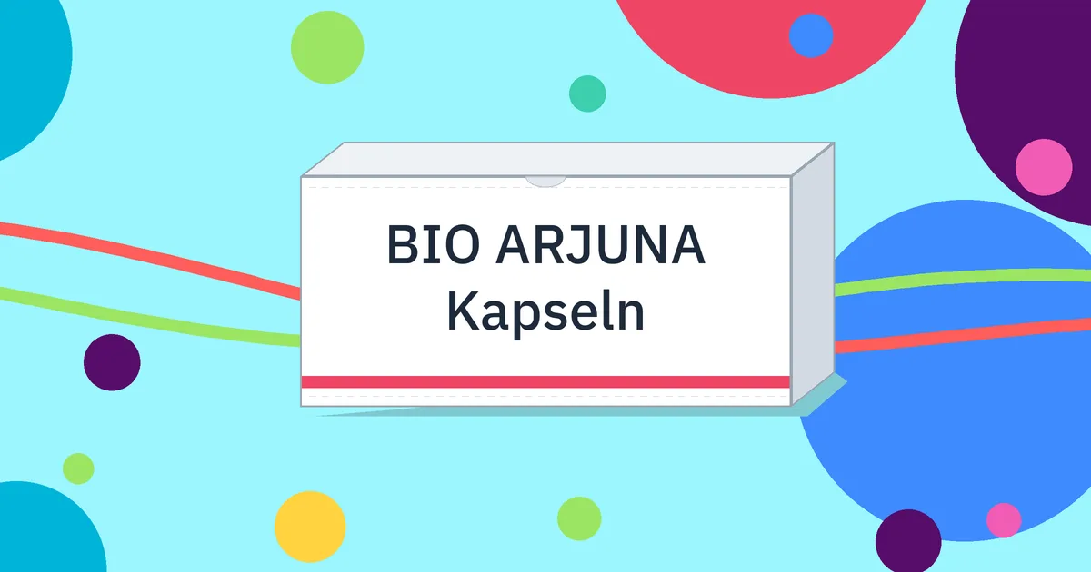 Symbolbild: Packung mit der Aufschrift BIO ARJUNA Kapseln (PZN 16707090) – Verfügbarkeit und Bezug in Apotheken in Frankfurt am Main