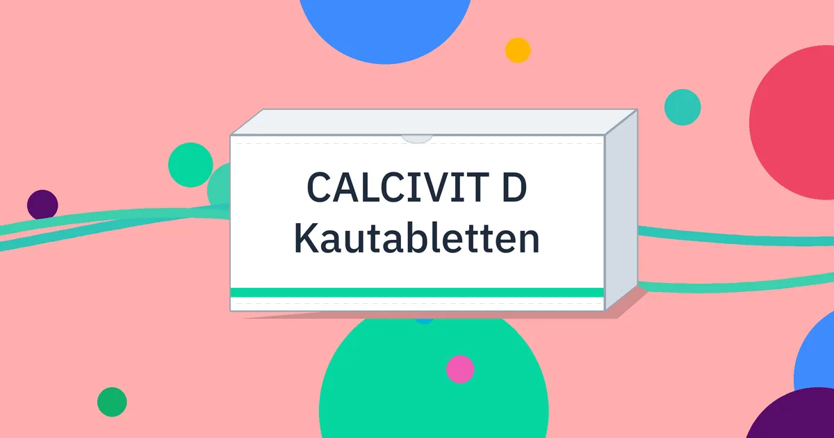 Symbolbild: Packung mit der Aufschrift CALCIVIT D Kautabletten (PZN 01364827) – Verfügbarkeit und Bezug in Apotheken in Frankfurt am Main