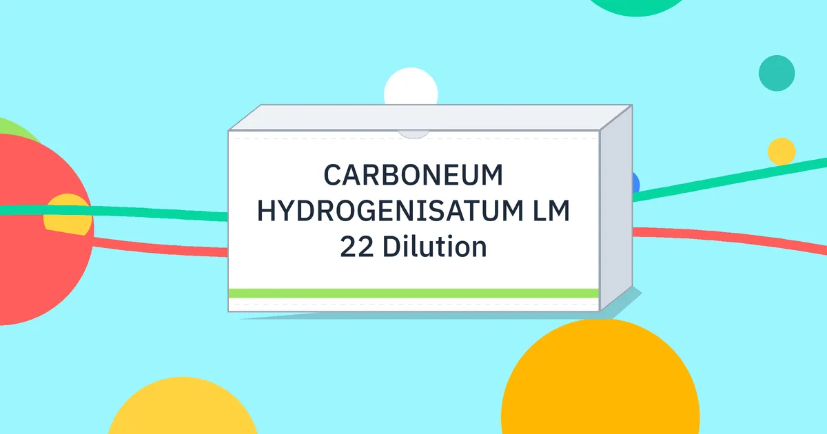 Symbolbild: Packung mit der Aufschrift CARBONEUM HYDROGENISATUM LM 22 Dilution (PZN 13428308) – Verfügbarkeit und Bezug in Apotheken in Frankfurt am Main