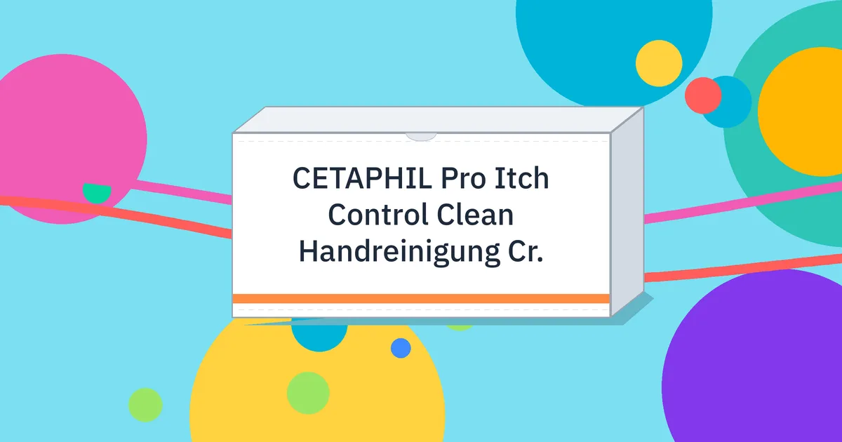 Symbolbild: Packung mit der Aufschrift CETAPHIL Pro Itch Control Clean Handreinigung Cr. (PZN 13839313) – Verfügbarkeit und Bezug in Apotheken in Frankfurt am Main