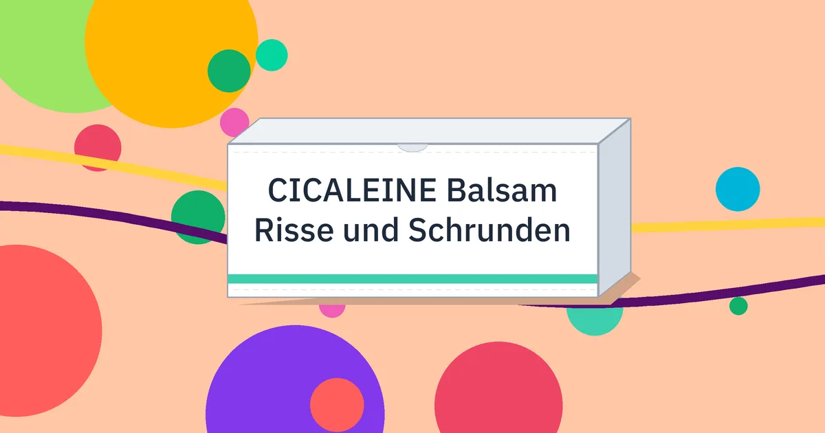 Symbolbild: Packung mit der Aufschrift CICALEINE Balsam Risse und Schrunden (PZN 07425062) – Verfügbarkeit und Bezug in Apotheken in Frankfurt am Main