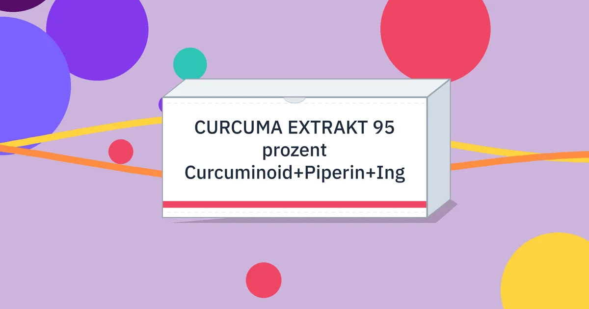 Symbolbild: Packung mit der Aufschrift CURCUMA EXTRAKT 95 prozent Curcuminoid+Piperin+Ing (PZN 19079056) – Verfügbarkeit und Bezug in Apotheken in Frankfurt am Main