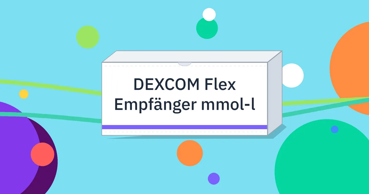 Symbolbild: Packung mit der Aufschrift DEXCOM Flex Empfänger mmol-l (PZN 20637171) – Verfügbarkeit und Bezug in Apotheken in Frankfurt am Main