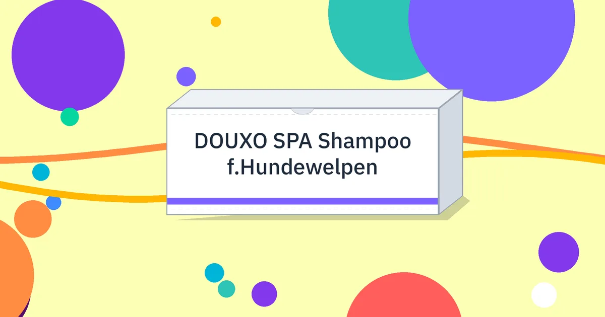 Symbolbild: Packung mit der Aufschrift DOUXO SPA Shampoo f.Hundewelpen (PZN 20810244) – Verfügbarkeit und Bezug in Apotheken in Frankfurt am Main