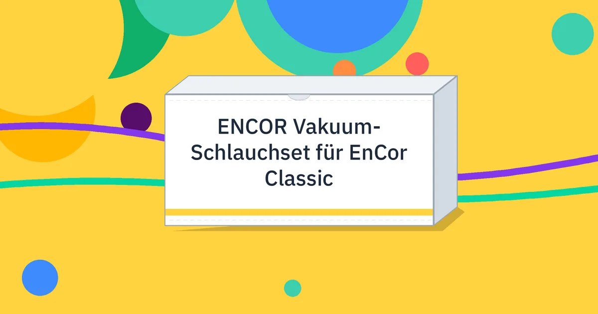 Symbolbild: Packung mit der Aufschrift ENCOR Vakuum-Schlauchset für EnCor Classic (PZN 03626409) – Verfügbarkeit und Bezug in Apotheken in Frankfurt am Main