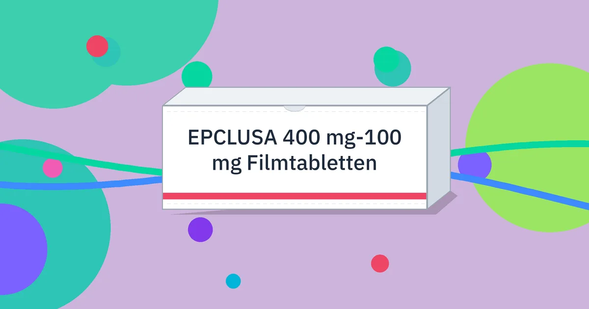 Symbolbild: Packung mit der Aufschrift EPCLUSA 400 mg-100 mg Filmtabletten (PZN 20509510) – Verfügbarkeit und Bezug in Apotheken in Frankfurt am Main