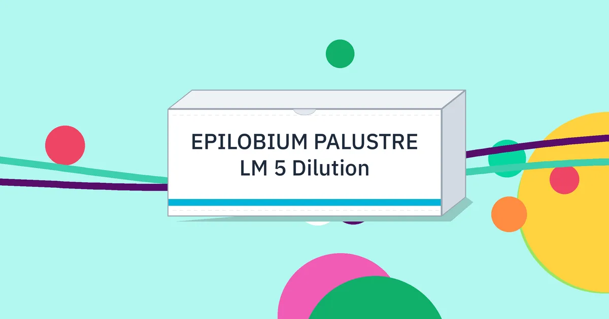 Symbolbild: Packung mit der Aufschrift EPILOBIUM PALUSTRE LM 5 Dilution (PZN 13472002) – Verfügbarkeit und Bezug in Apotheken in Frankfurt am Main