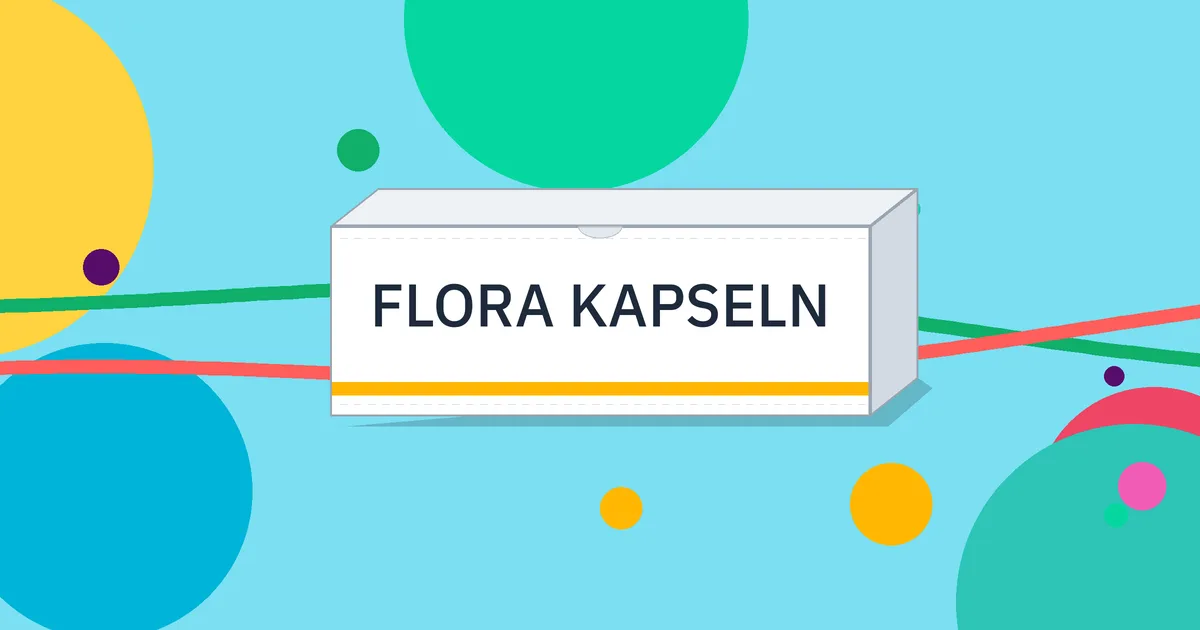 Symbolbild: Packung mit der Aufschrift FLORA KAPSELN (PZN 18063314) – Verfügbarkeit und Bezug in Apotheken in Frankfurt am Main